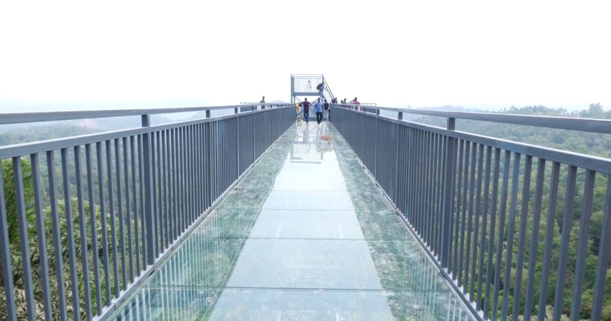 another glass bridge at coorg