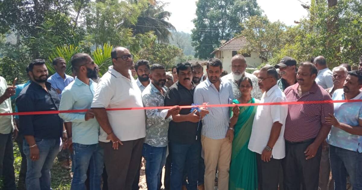 kedakal - chettalli link road concrete work bhumi puja