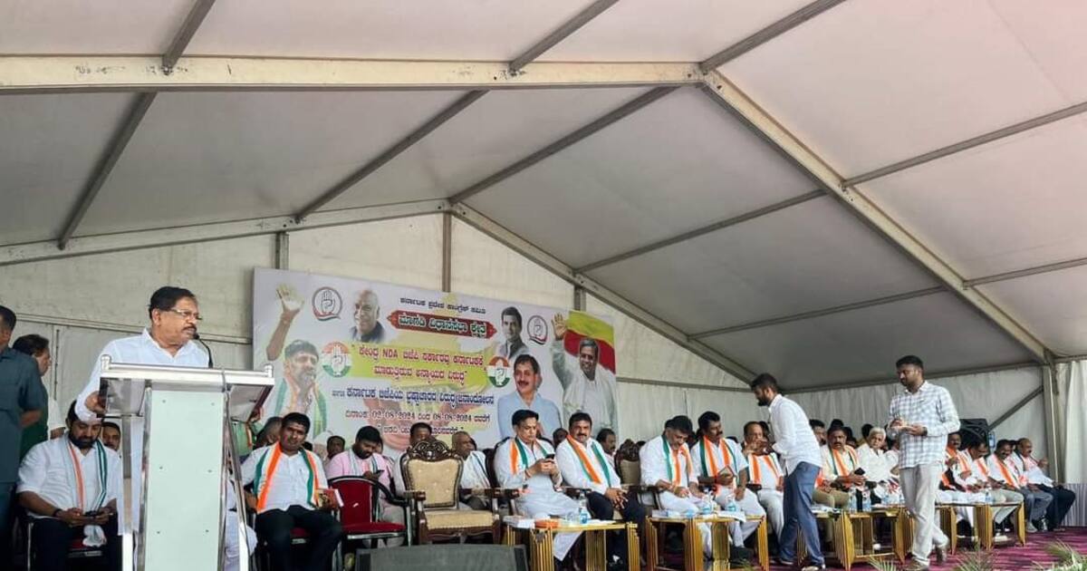 governor trying to destabilize government says parameshwar in ramnagar