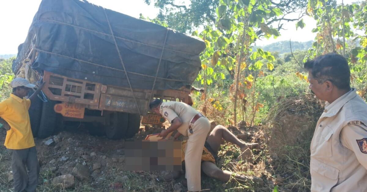 road accident: driver dies after jumping from overturned lorry, getting ...