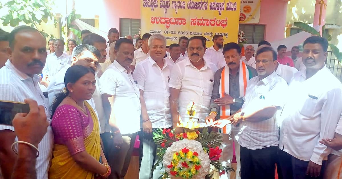 guarantees of reaching hundred percent people in kadur: mla k.s.anand