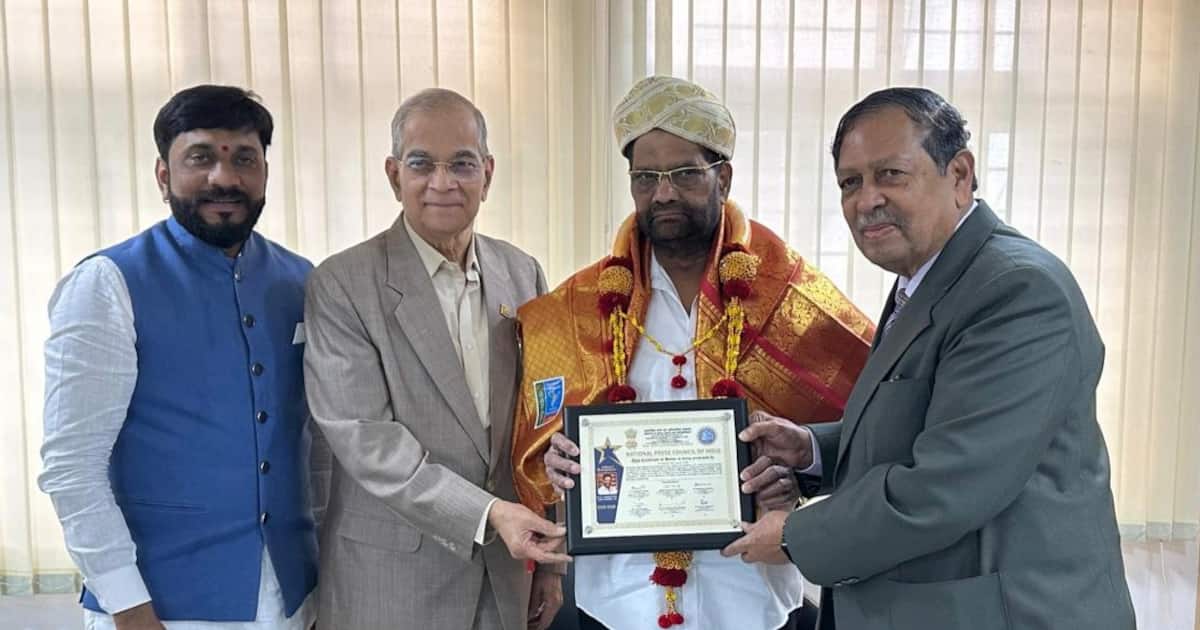 scr national president of national press council of india dr. m. n. rajendra kumar selected ...