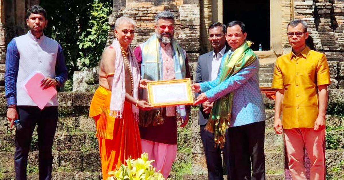 dr. k. kumar was awarded cambodia's cultural ambassador - dr k kumar ...