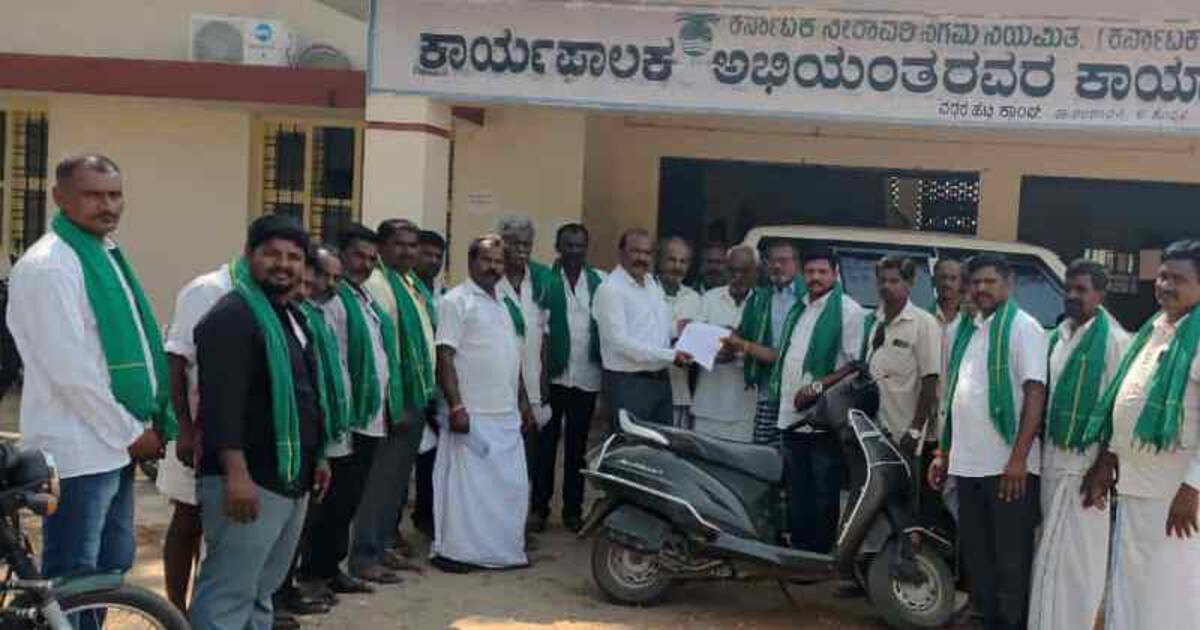 demand to hand over management of sangapura lake to gram panchayat