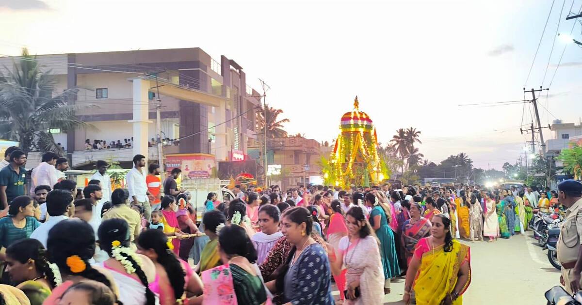 rathotsava of sridevi temple