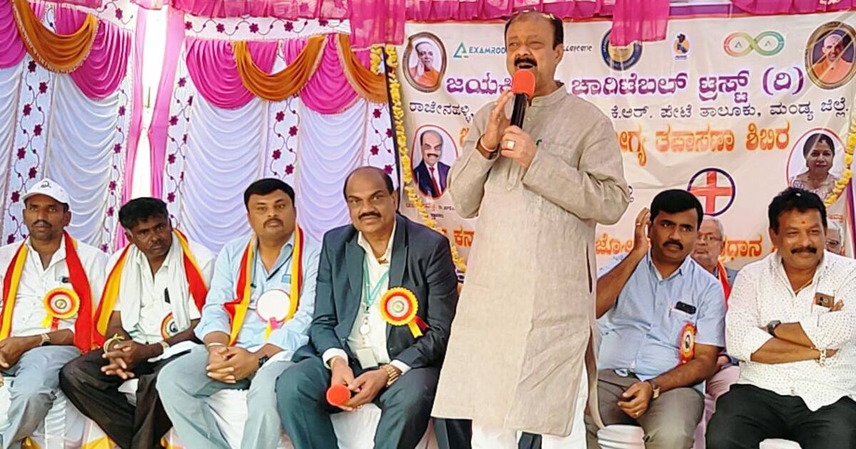 the rich should develop the spirit of charity and dharma: kc narayana gowda