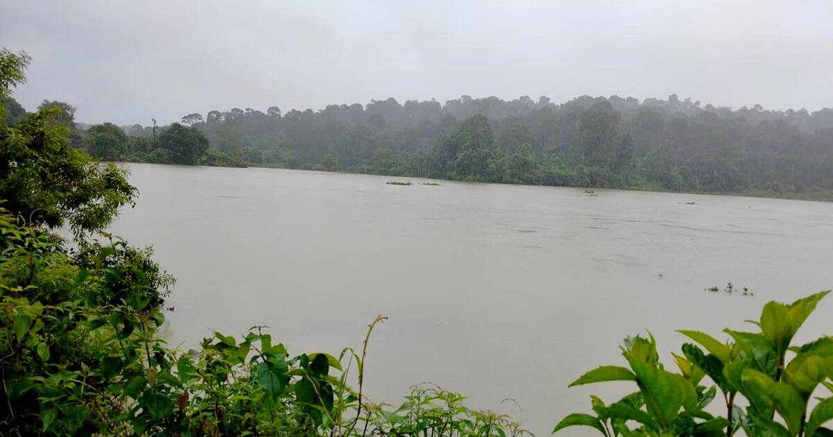 heavy flood in napoklu, murnad