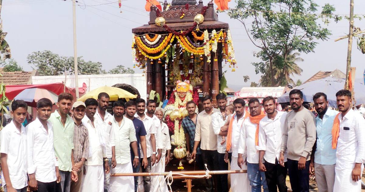 the festival of sri hulimasthamma, festival in the village of katavalu ...