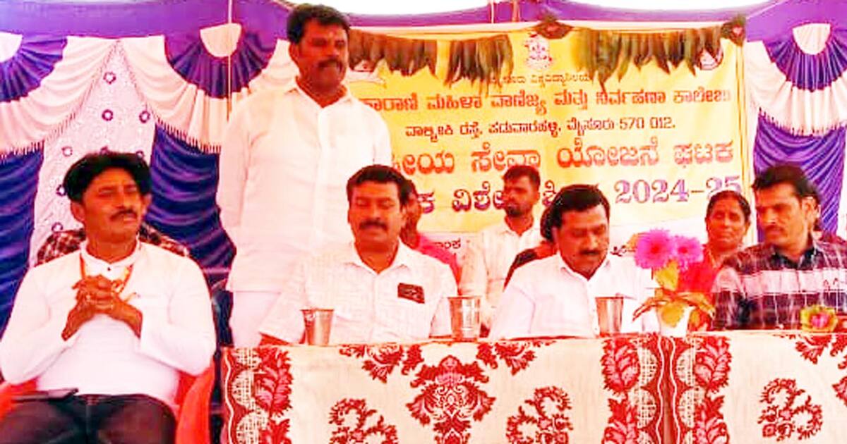 nss unit, special annual camp in huilalu village, taluk