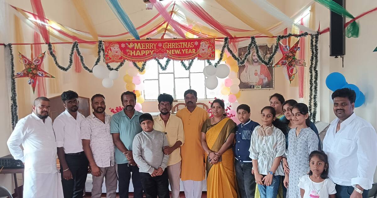 celebrating the birth of christ by building a godali at yalandur