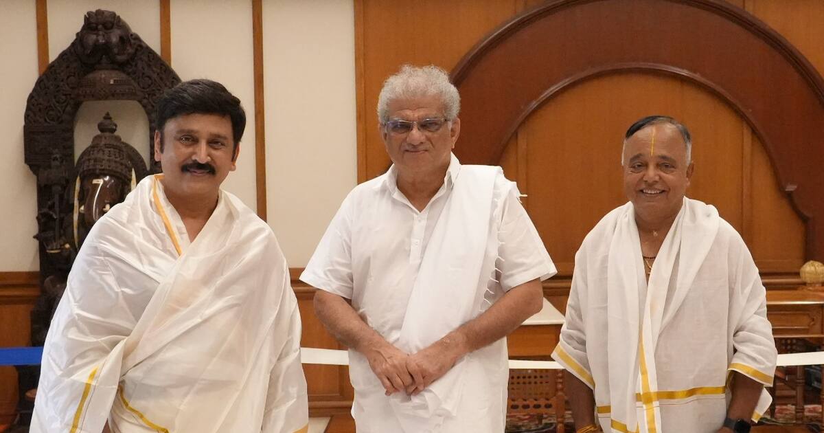 ramesh aravind visited sri kshetra dharmasthala and had darshan of sri ...